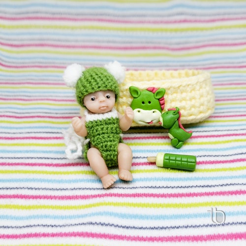 Lifelike Miniature 1/12 Scale OOAK Reborn Baby Doll ORIGINAL - Etsy