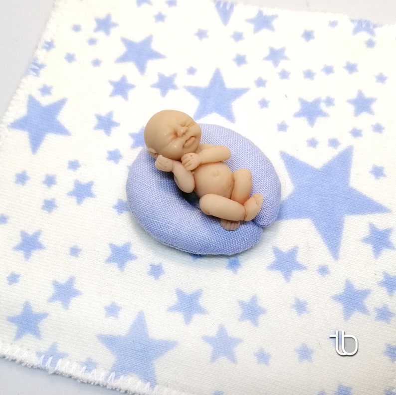 OOAK Polymer Clay Baby Doll 1:12 Mini Reborn Newborn Realistic - Etsy