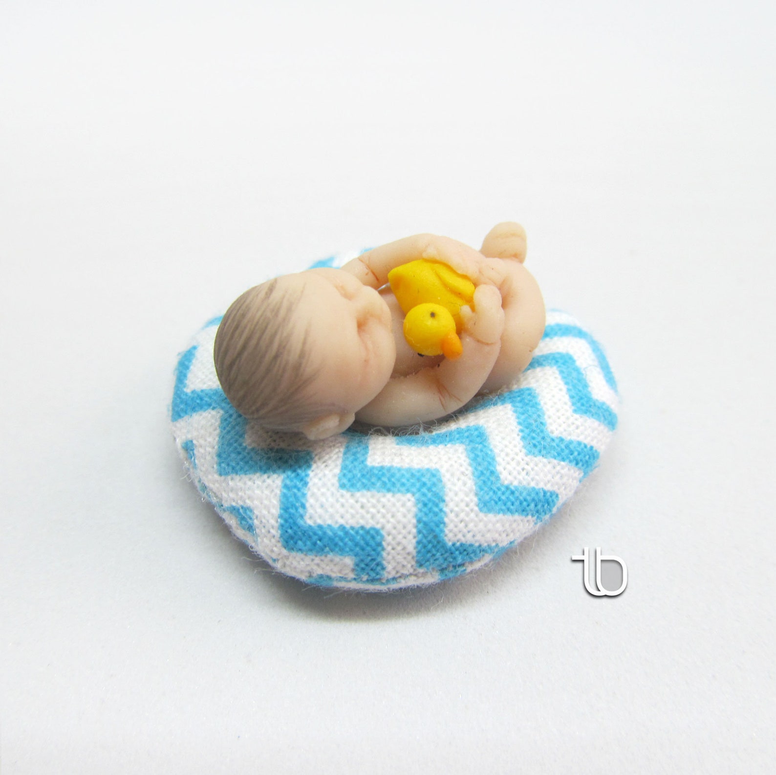 Miniature Reborn Babies With the Rubber Duck Polymer Clay - Etsy