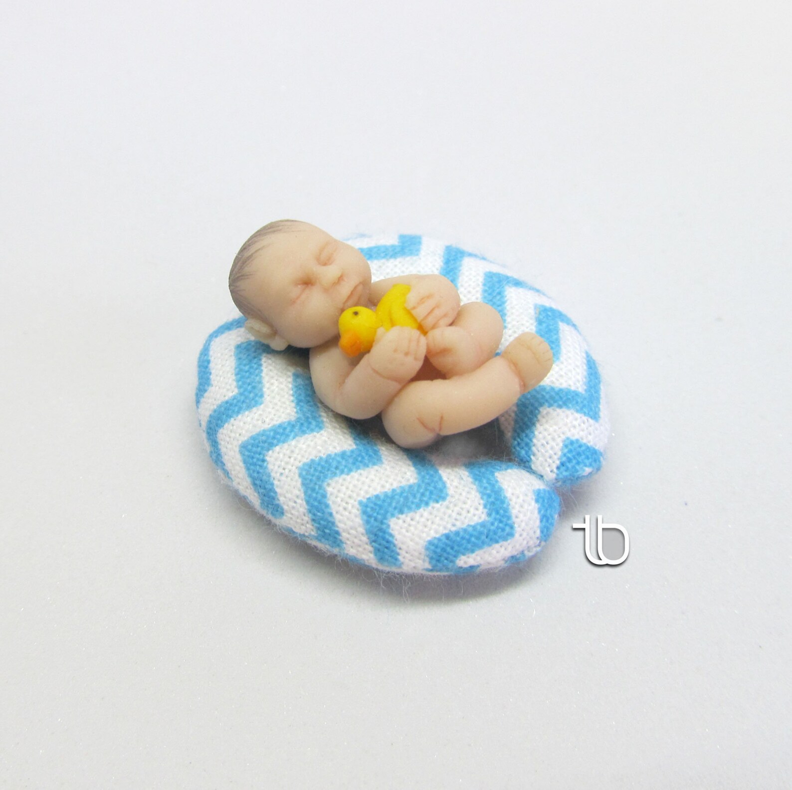 Miniature Reborn Babies With the Rubber Duck Polymer Clay - Etsy