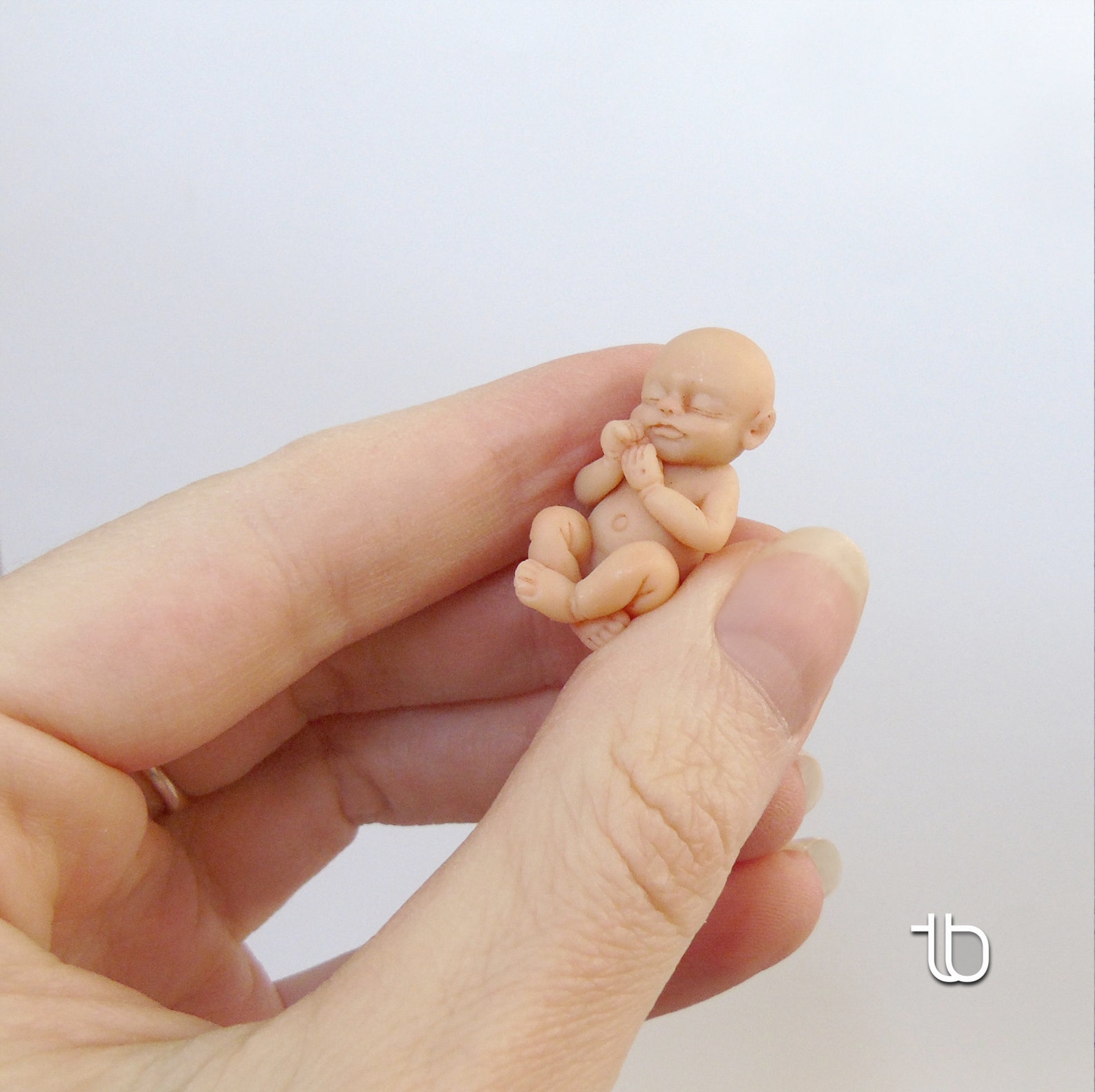 Miniature Polymer Clay Baby Dolls. Tiny Mini Reborn. Ooak Twin | Etsy