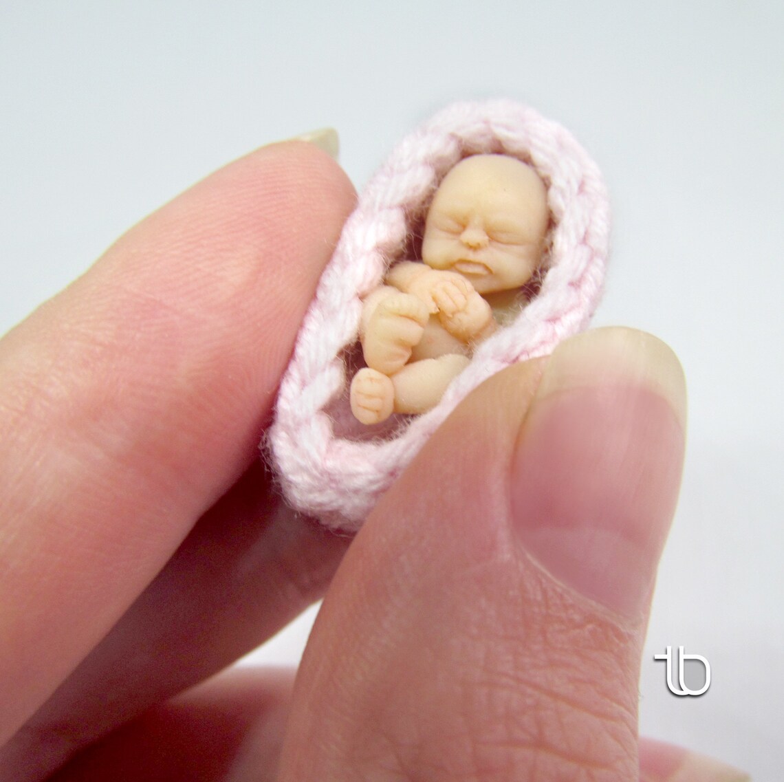 Tiny Mini Reborn Baby. Realistic Doll OOAK Miniature Polymer | Etsy