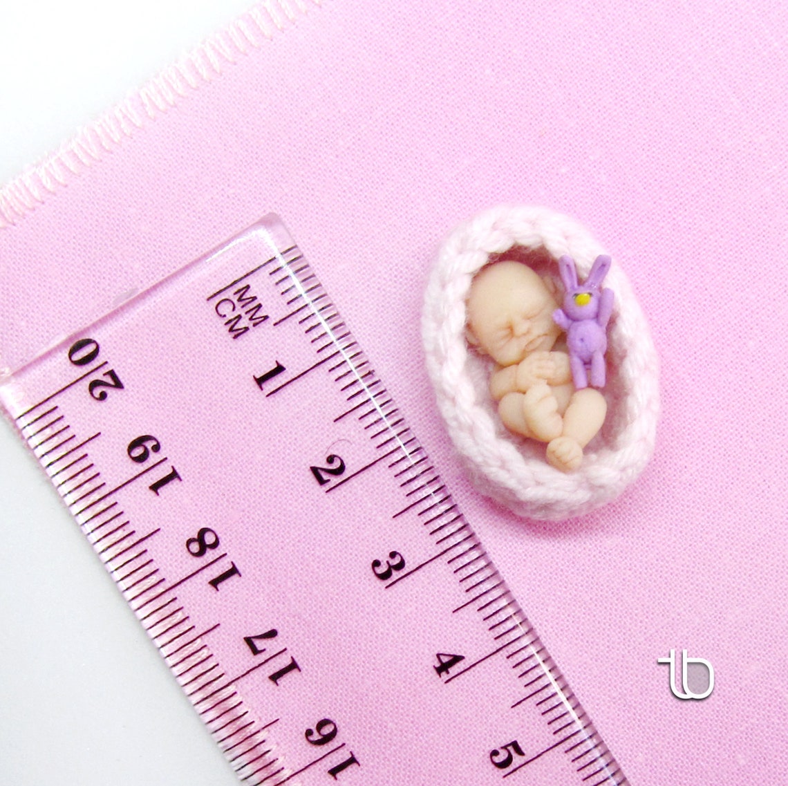 Tiny Mini Reborn Baby. Realistic Doll OOAK Miniature Polymer | Etsy