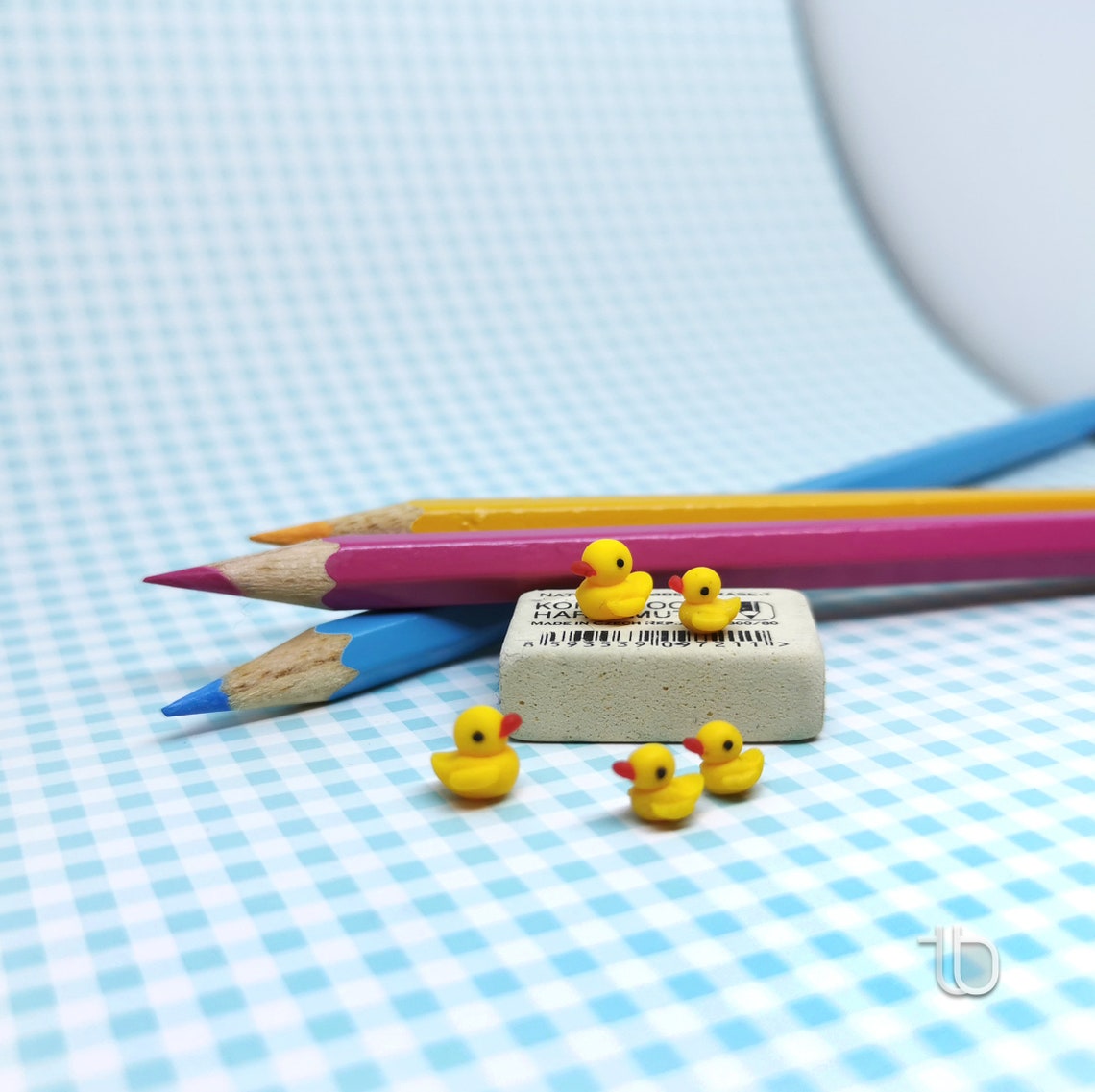 Tiny Yellow Rubber Duck 0.13 Inch (0.4 Cm), Miniature Micro Ducky ...