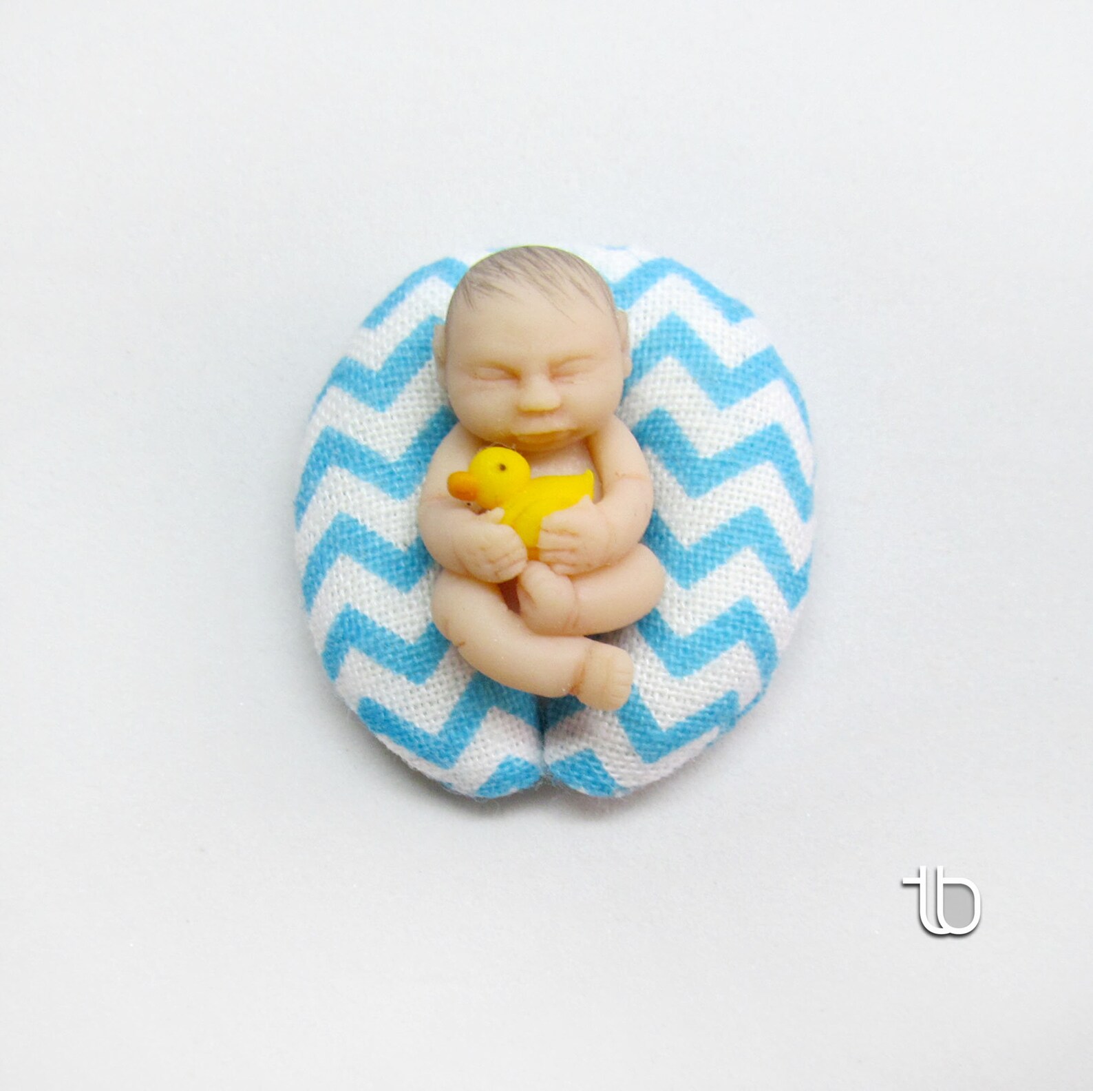 Miniature Reborn Babies With the Rubber Duck Polymer Clay - Etsy