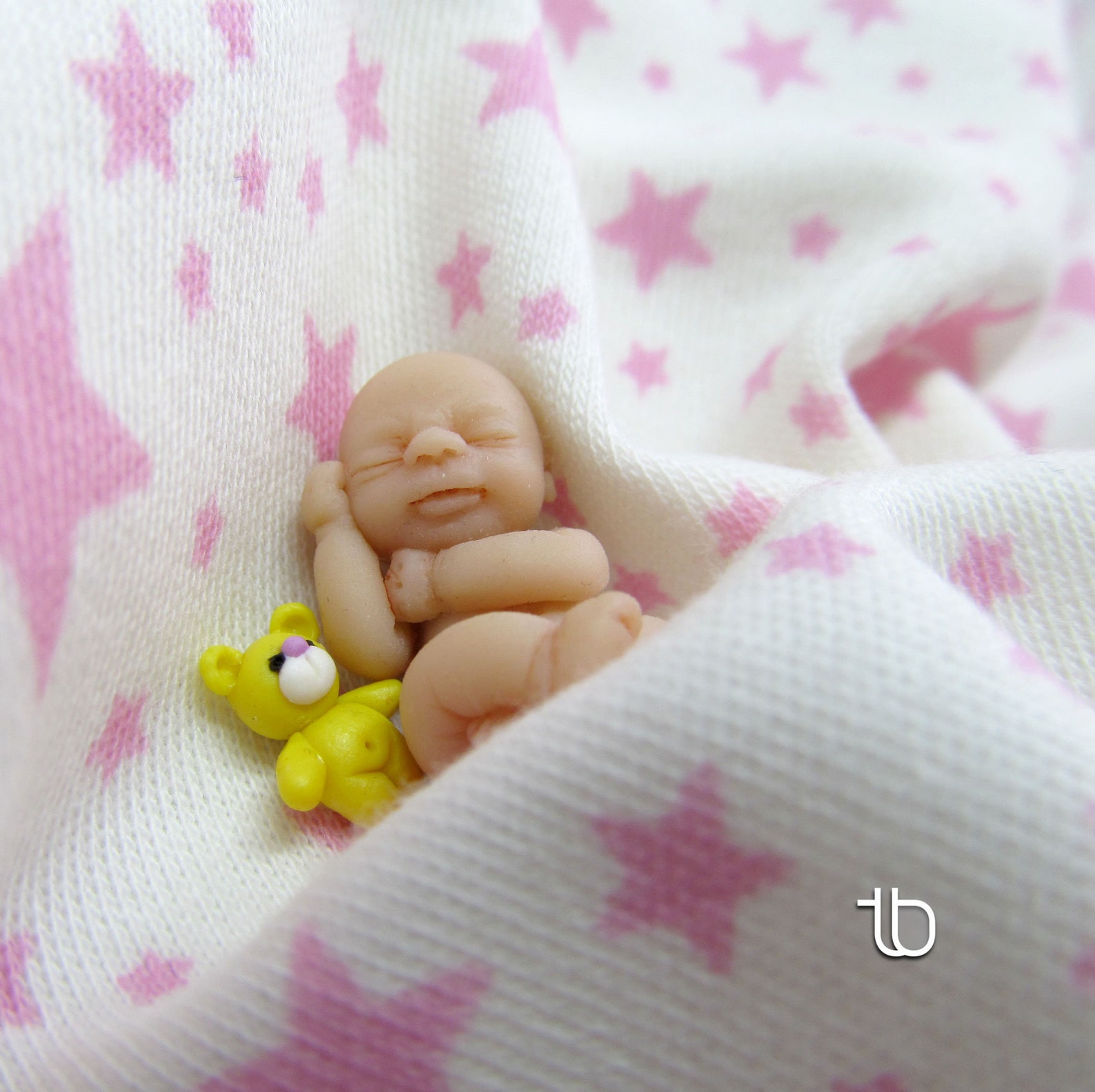 Polymer Clay OOAK Micro Baby Tiny Baby Ooak Doll Miniature - Etsy UK