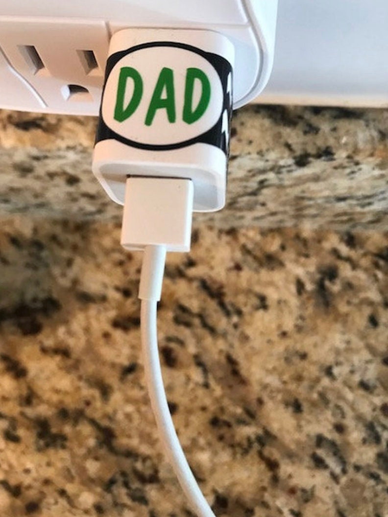 Set of 9 SVG iPhone Charger Decals , Personalized Charger, Cricut Cut ...