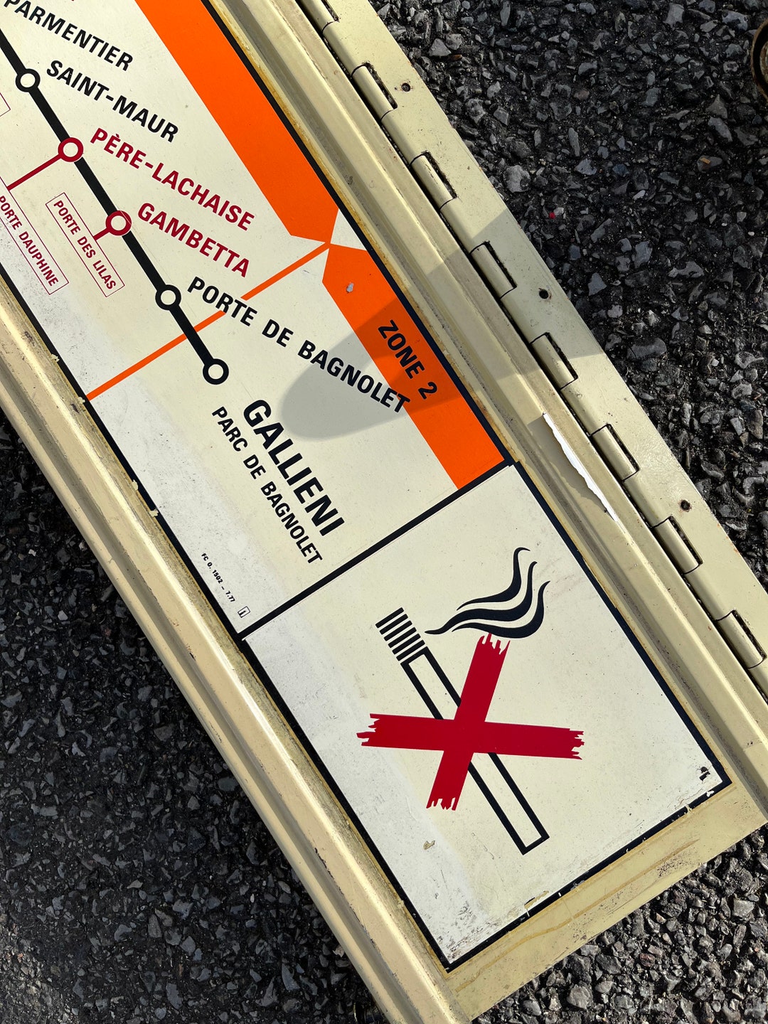 Plaque signalétique métro ratp paris - Etsy France