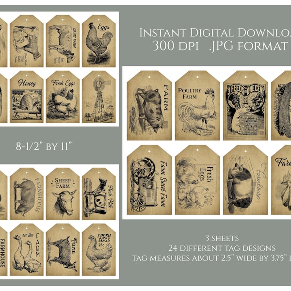 Primitive Animals - Etsy