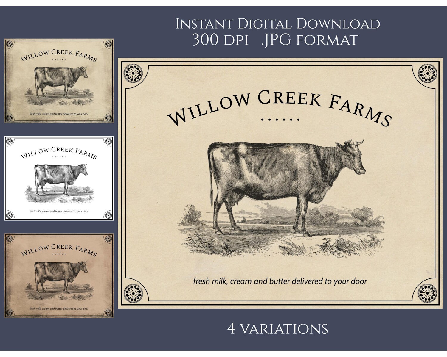 Farmhouse Digital Instant Download Printable Country Primitive Transfer ...