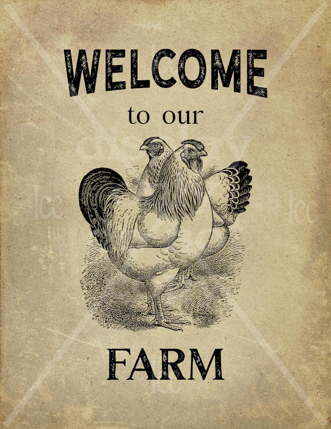 Farmhouse Digital Instant Download Printable Country Primitive - Etsy