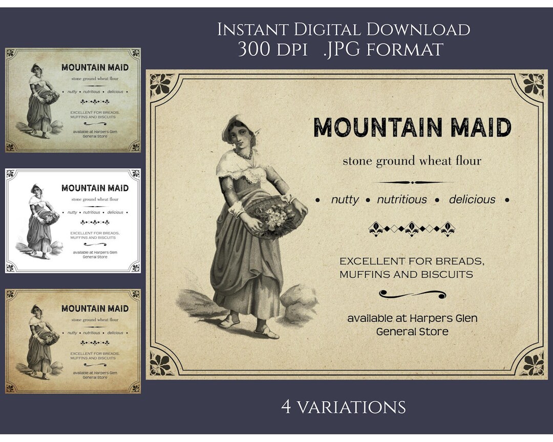 Farmhouse Digital Instant Download Printable Country Primitive Transfer ...