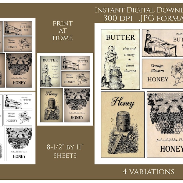 Primitive Transfers - Etsy