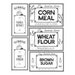 Pantry Labels Digital Instant Download Printable Tags Flour Cornmeal ...