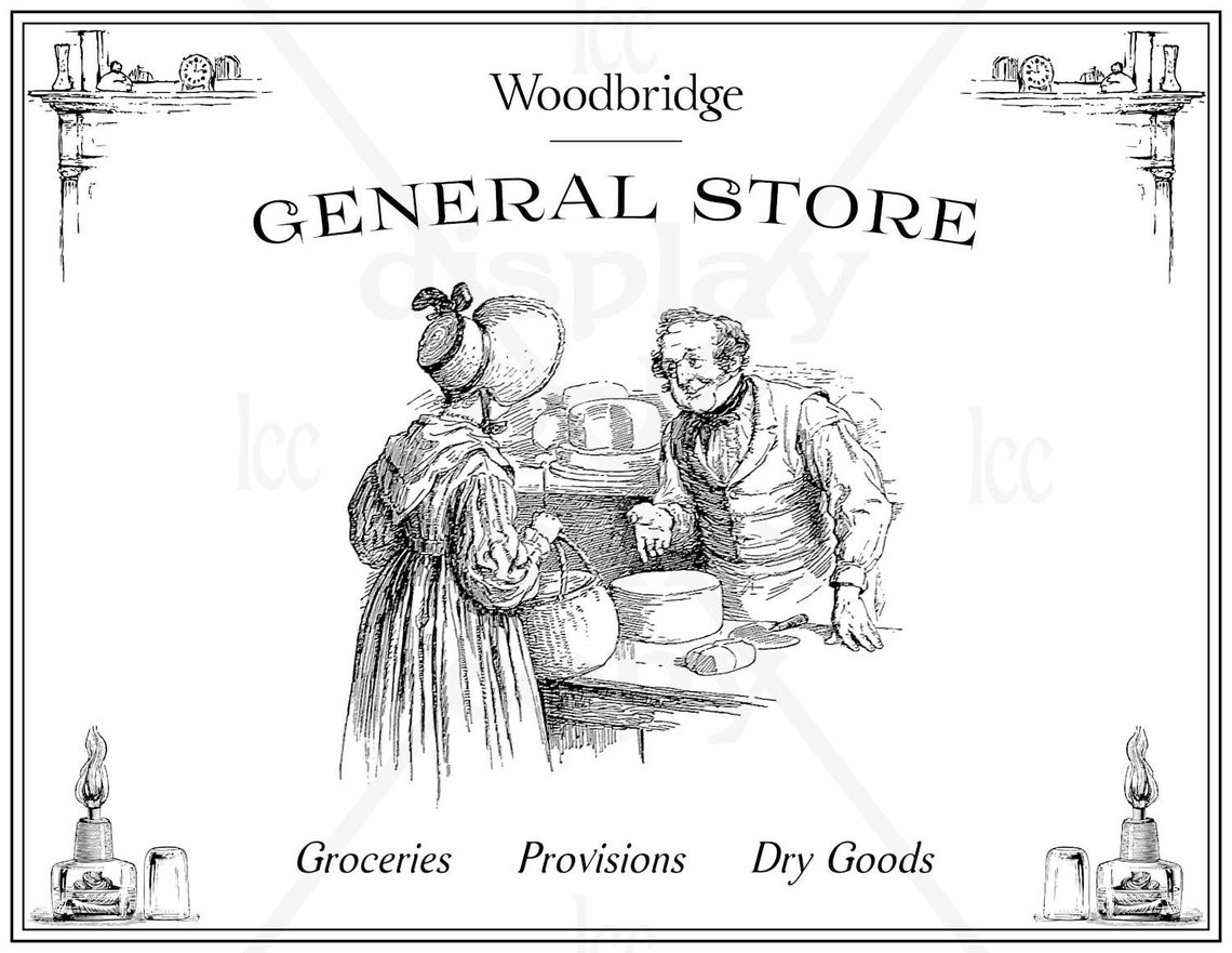 Vintage-style Digital Instant Download Printable Country Primitive Transfer JPG Image Tags Sign ...