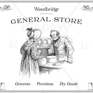 Vintage-style Digital Instant Download Printable Country Primitive Transfer JPG Image Tags Sign ...