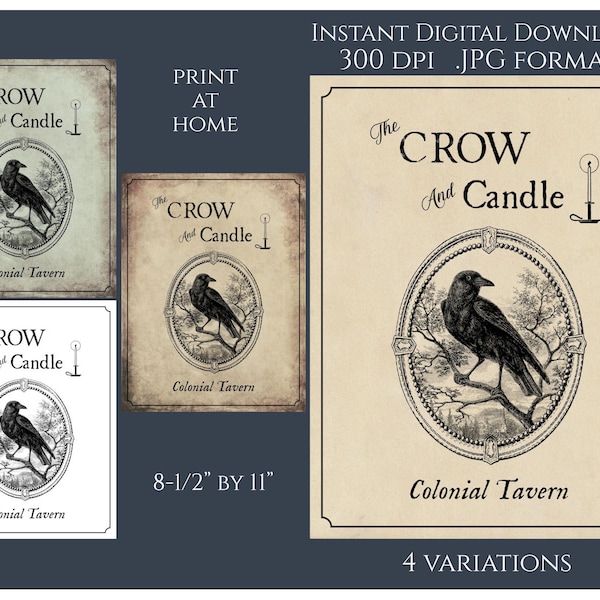 Primitive Crow - Etsy