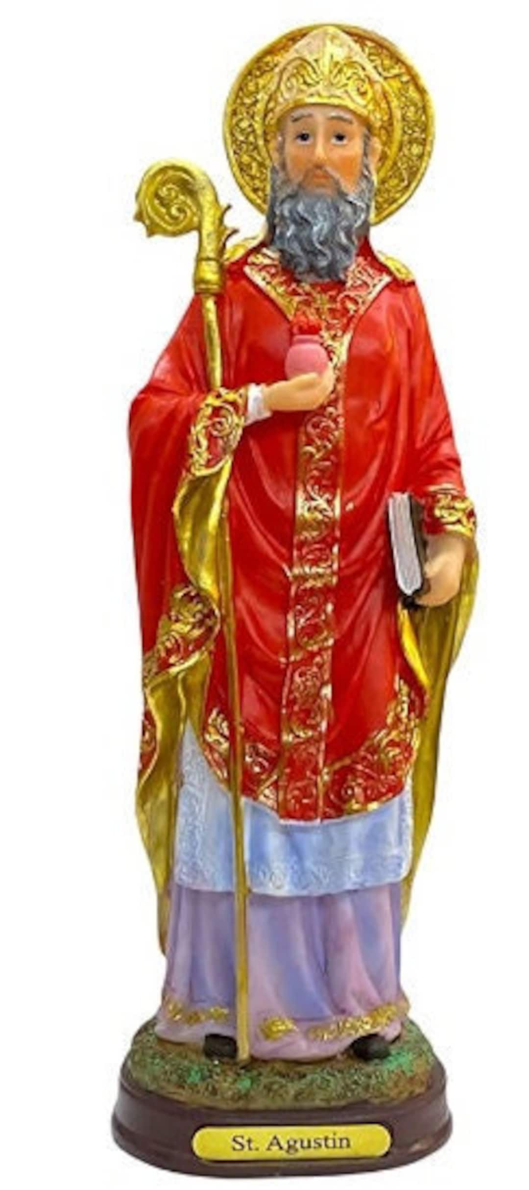 St. Augustine of Hippo Statue 12 Inches Tall - Etsy