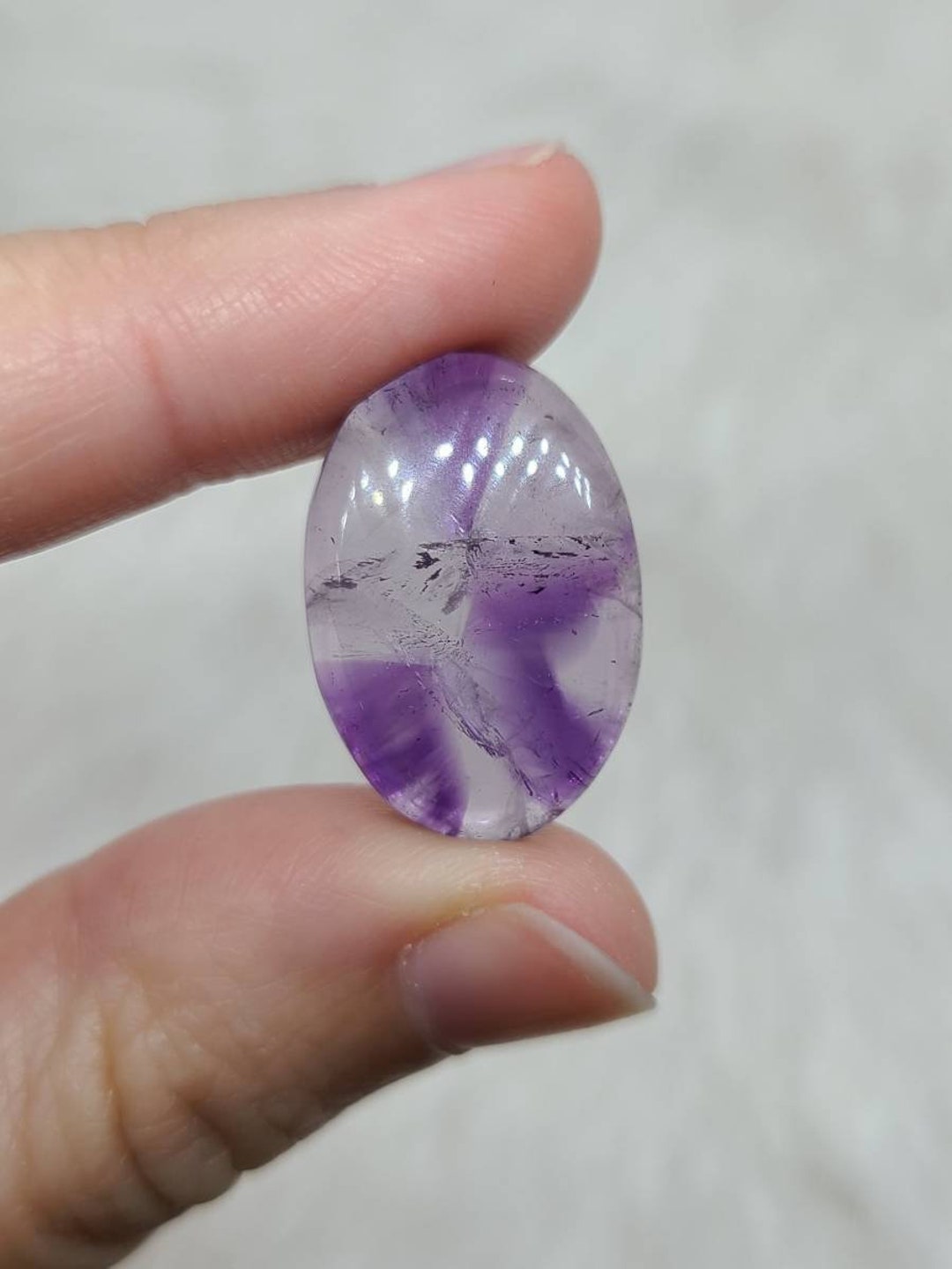 Trapiche Amethyst Cabochon | Natural Trapiche Amethyst | Star Amethyst ...