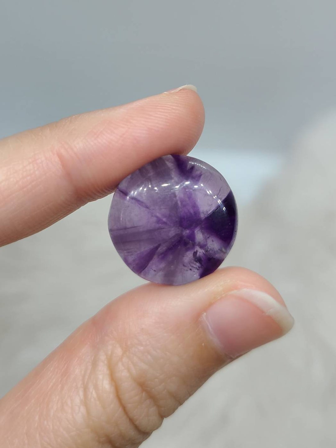 Trapiche Amethyst Cabochon Natural Trapiche Amethyst Star - Etsy UK