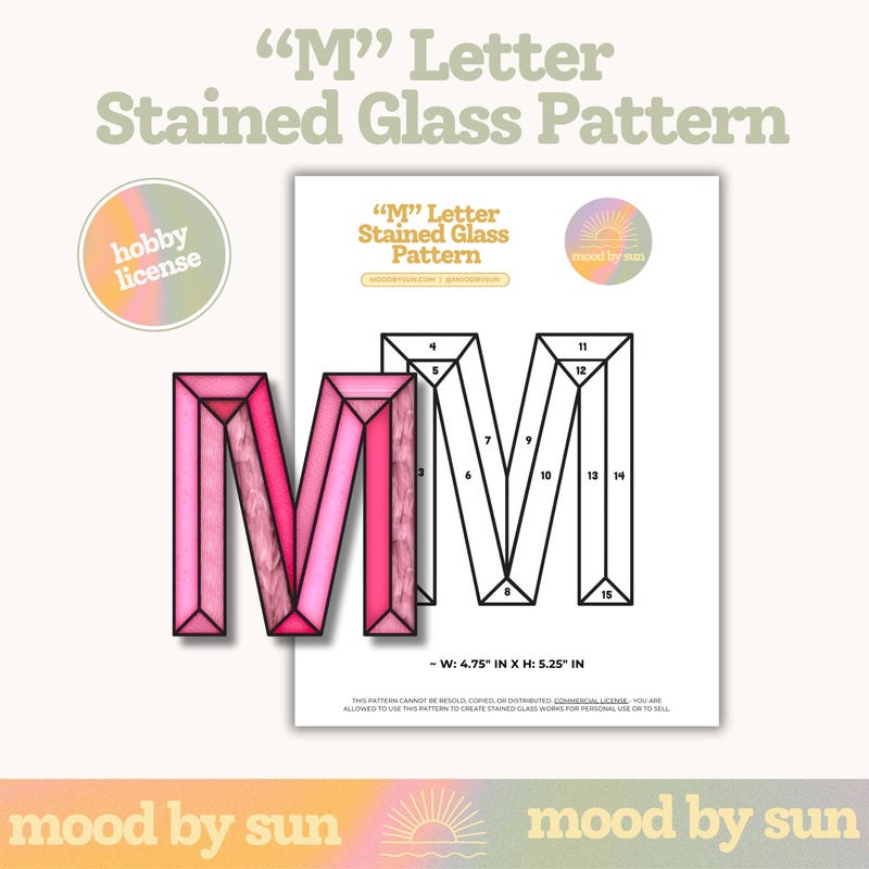 Stained Glass Letters - Etsy