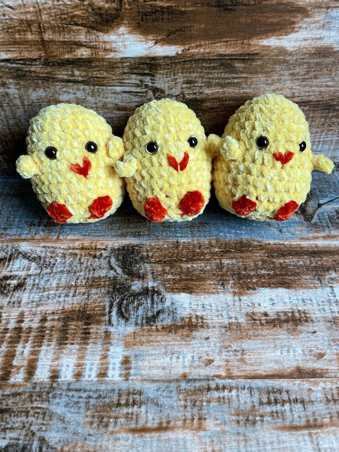 Crocheted Baby Chick Stuffed Animal Plushie - Etsy