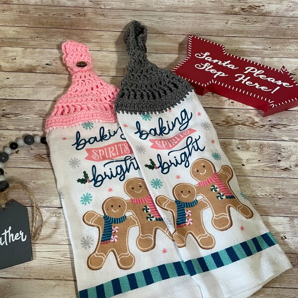 Gingerbread Kitchen Towel - Etsy