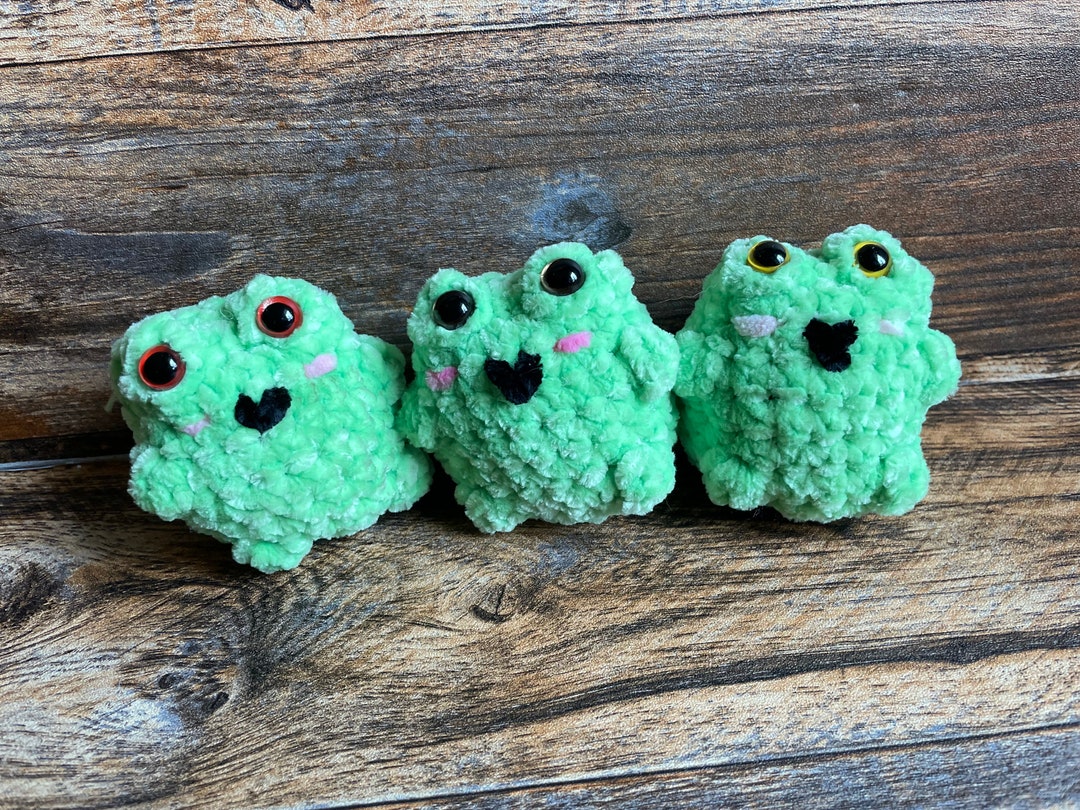 crocheted-chubby-frog-stuffed-animal-plushie-etsy