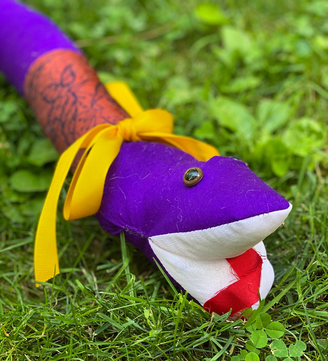 Soft Silky Snake Purple Copper Stuffed Animal OOAK Handmade - Etsy