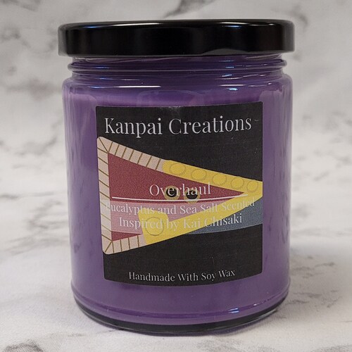 Tsukishima Sea Salt Lime and Agave Scented Anime Candle - Etsy