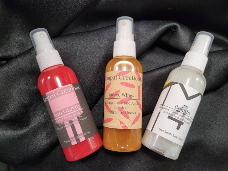 Anime Inspired Body Spray Anime Perfume - Etsy
