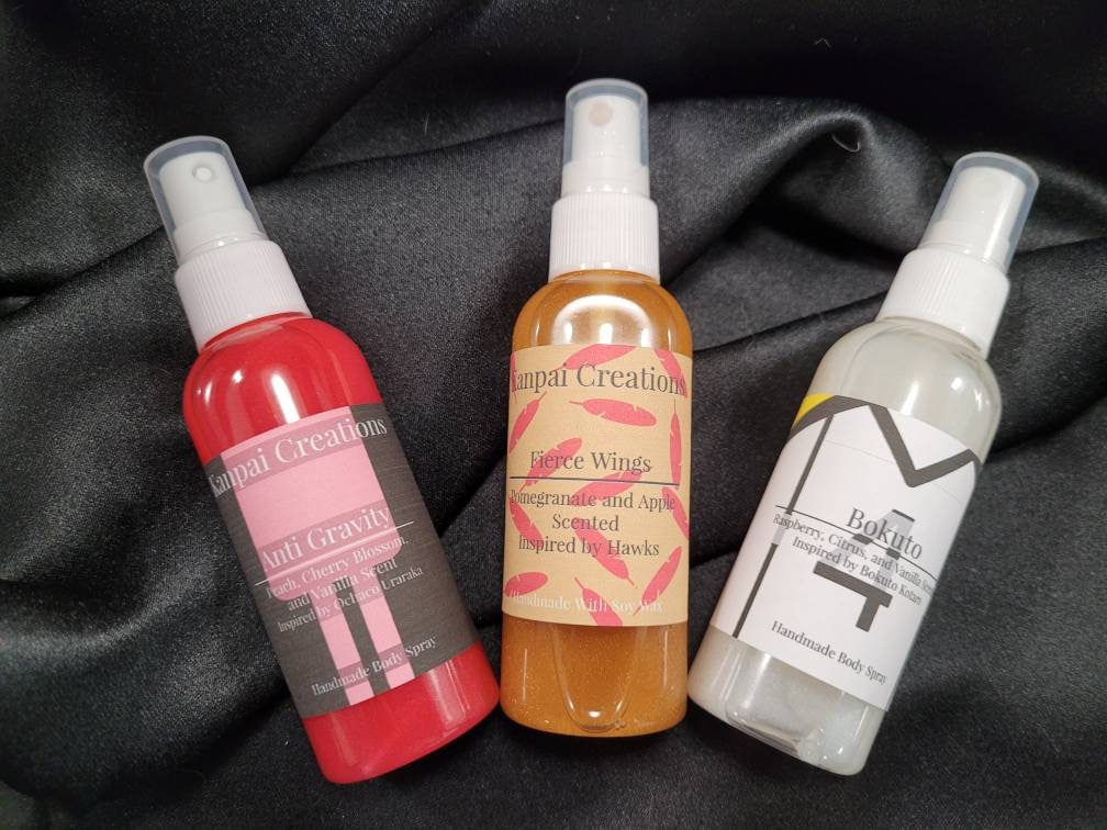 Anime Inspired Body Spray, Anime Perfume - Etsy UK