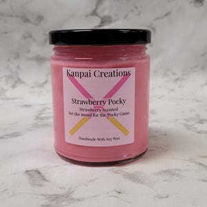 Pocky Scented Soy Candles - Etsy