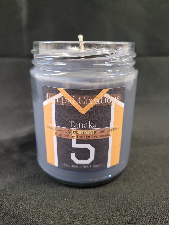 Tanaka Sandalwood Musk and Patchouli Scented Anime Candle | Etsy