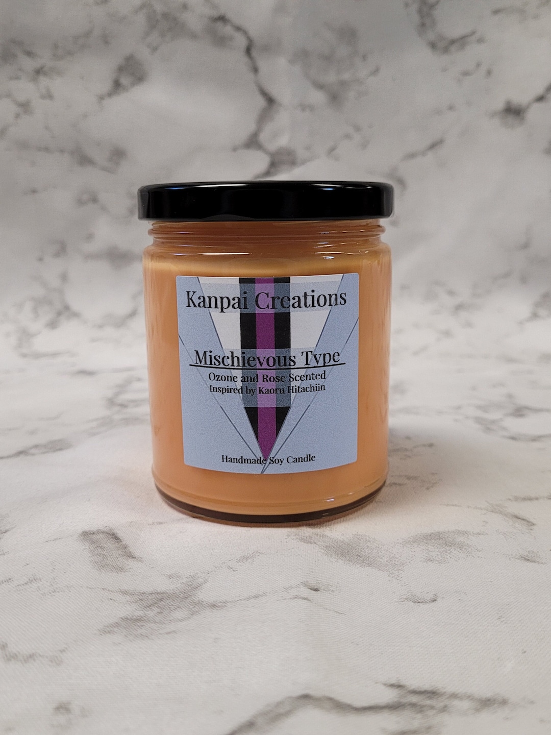 Mischievous Type, Ozone and Rose Scented, Anime Candle - Etsy