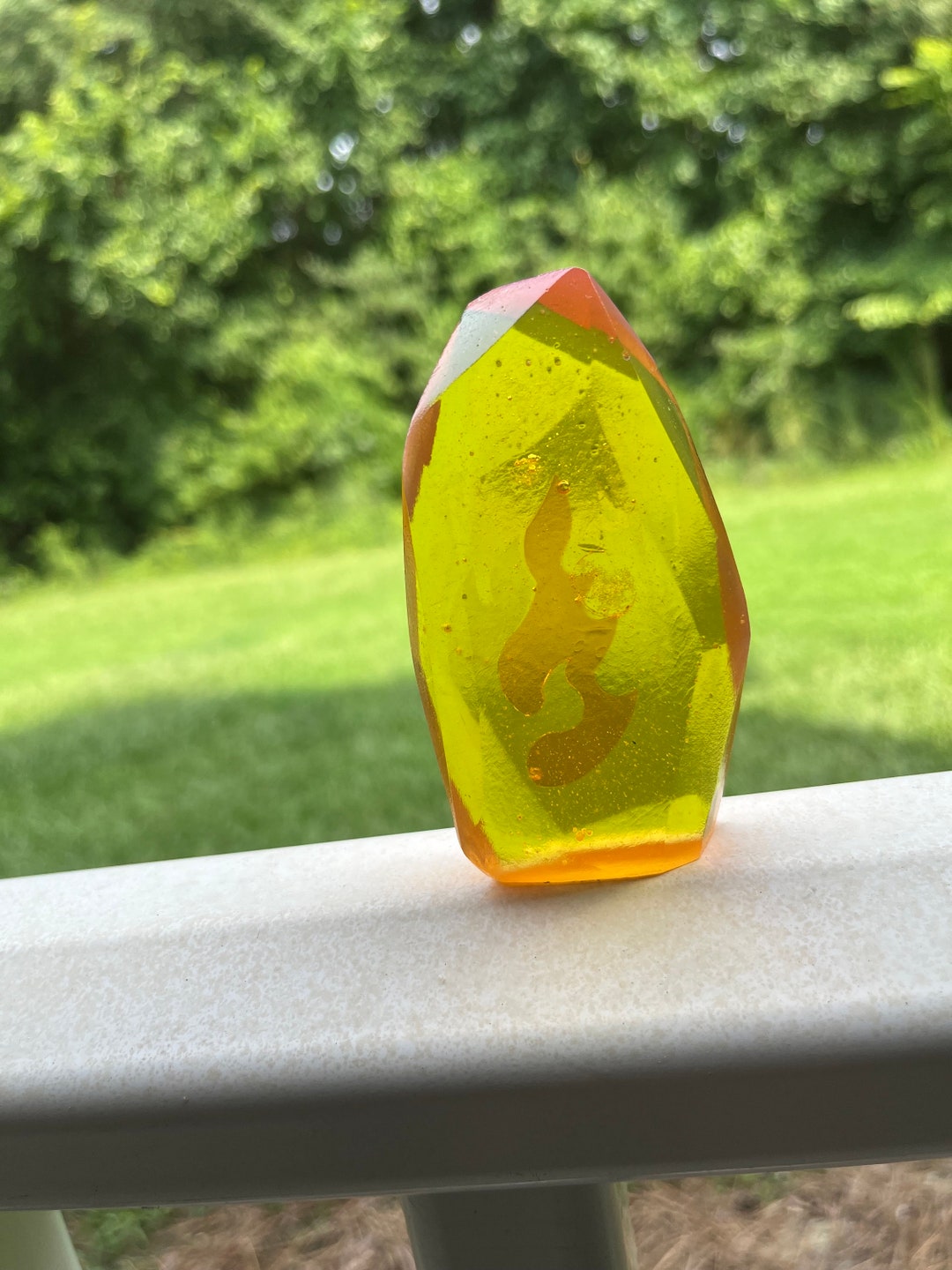 Poke'mon Fire Stone - Etsy