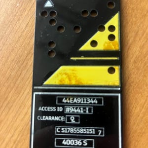 Fallout Inspired Nuclear Keycard - Etsy