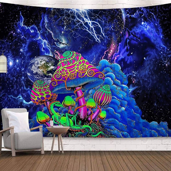 Psychedelic Tapestry - Etsy