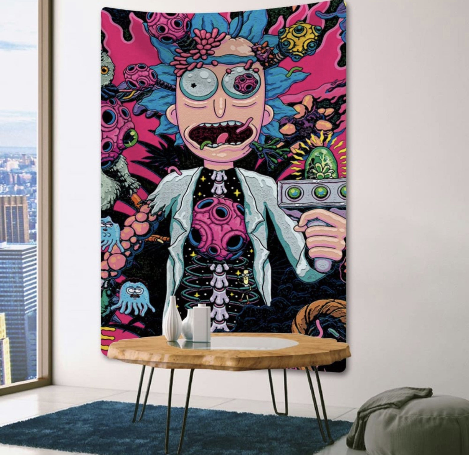 Rick and Morty Aesthetic Zodiac Psychedelic Trippy Hippie - Etsy UK