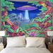 Aliens Tapestry Abstract Psychedelic Art for Wall Decor Alien UFO ...