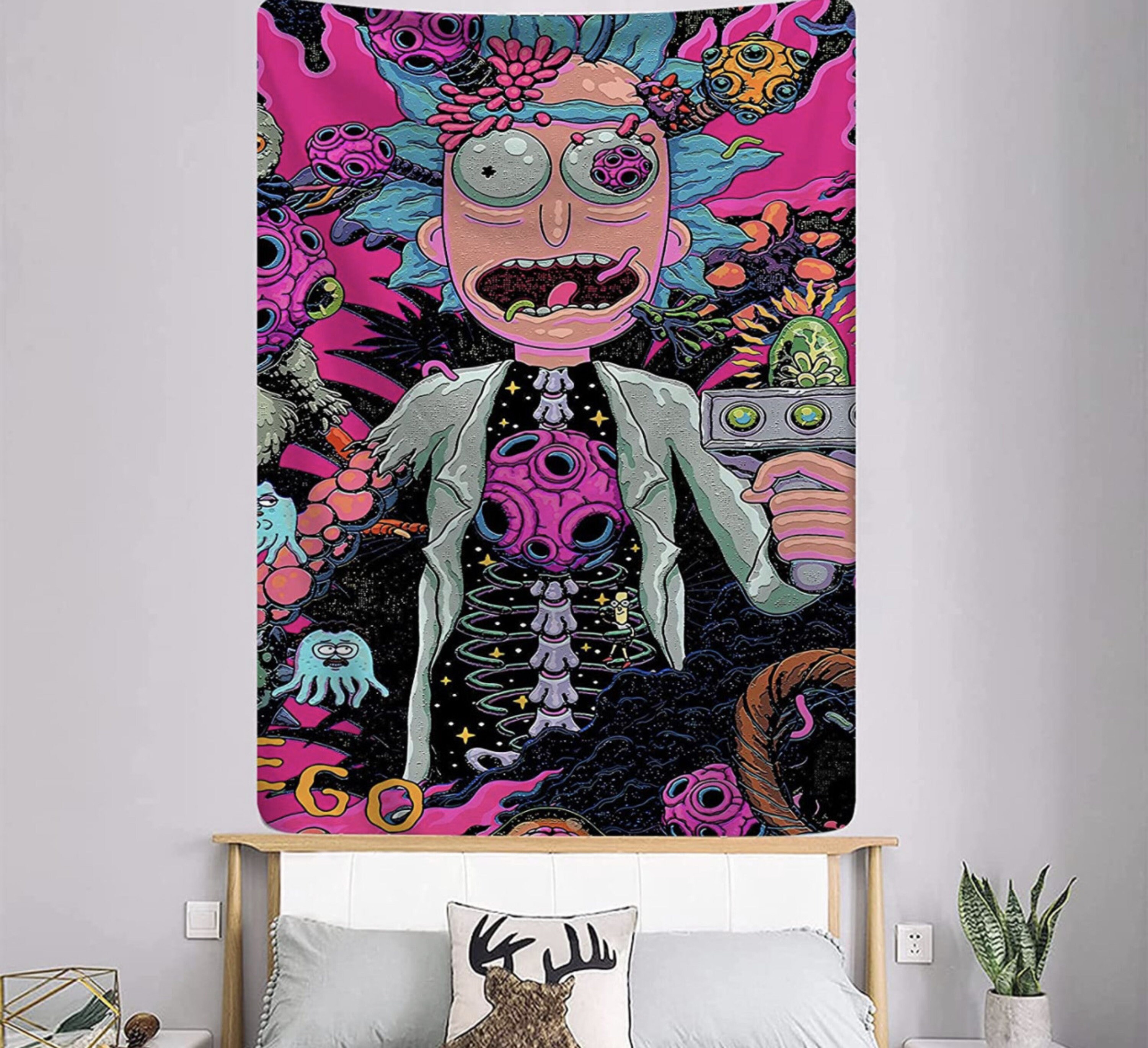 Rick and Morty Aesthetic Zodiac Psychedelic Trippy Hippie - Etsy UK