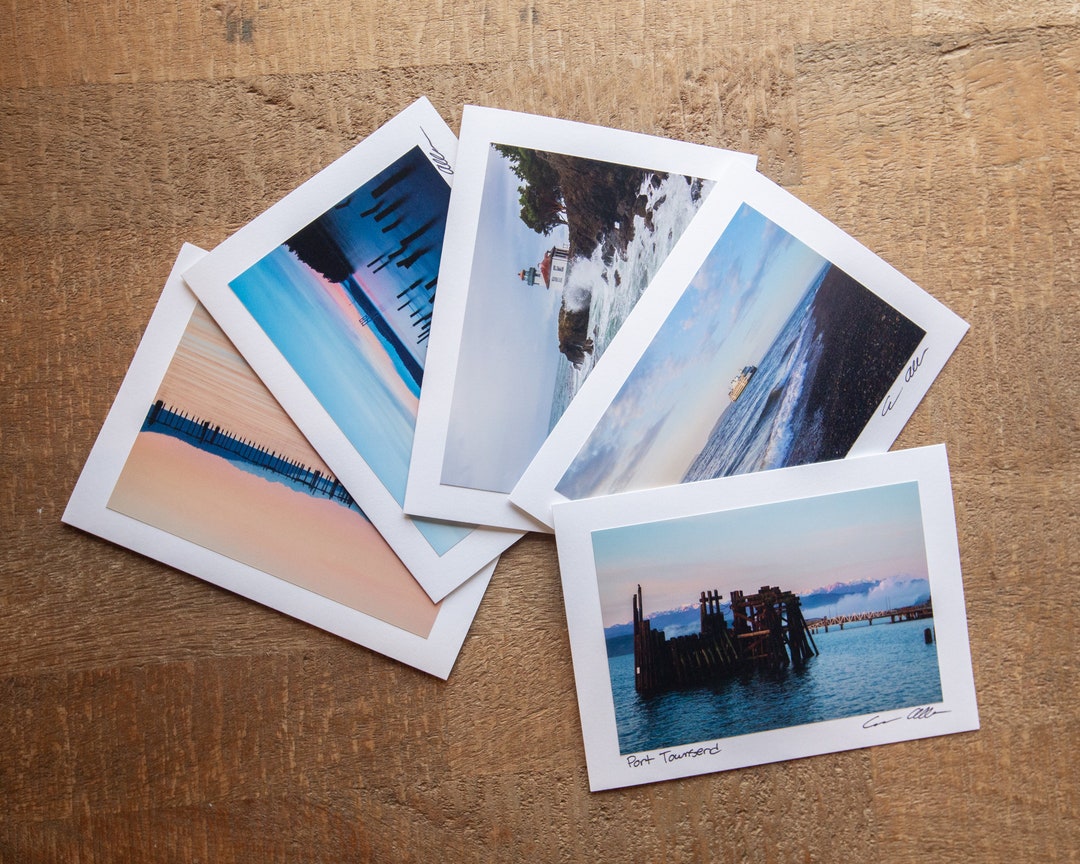 Salish Sea Photography 5x7 Note Card Set of Five: Pacific Northwest ...