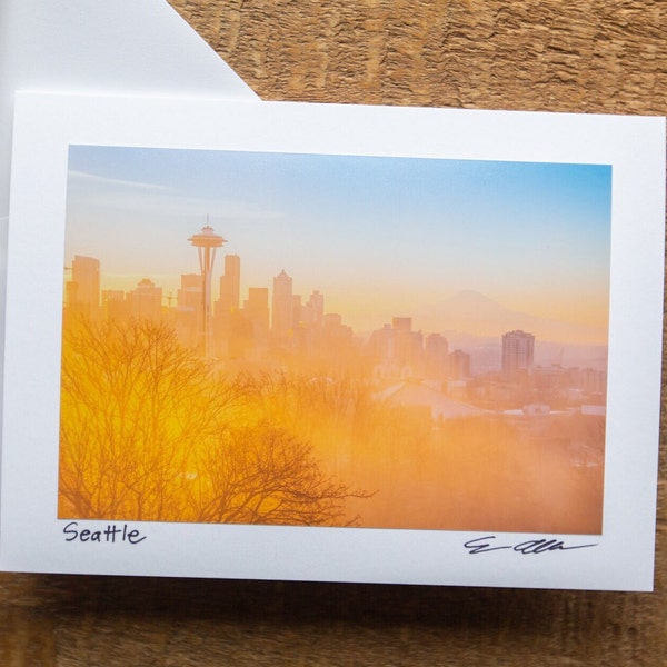 Seattle Note Cards - Etsy
