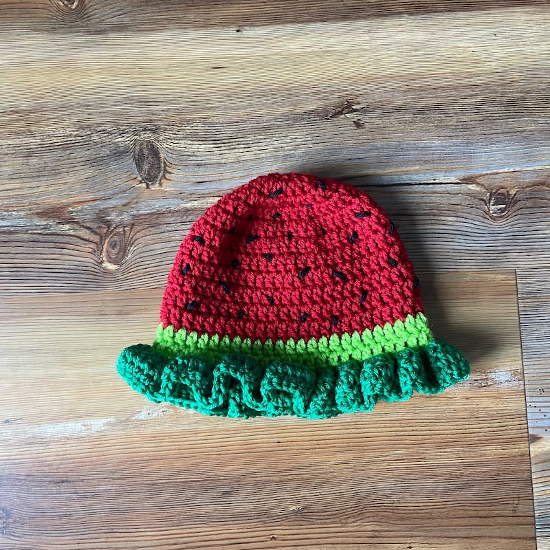 Watermelon Hat - Etsy
