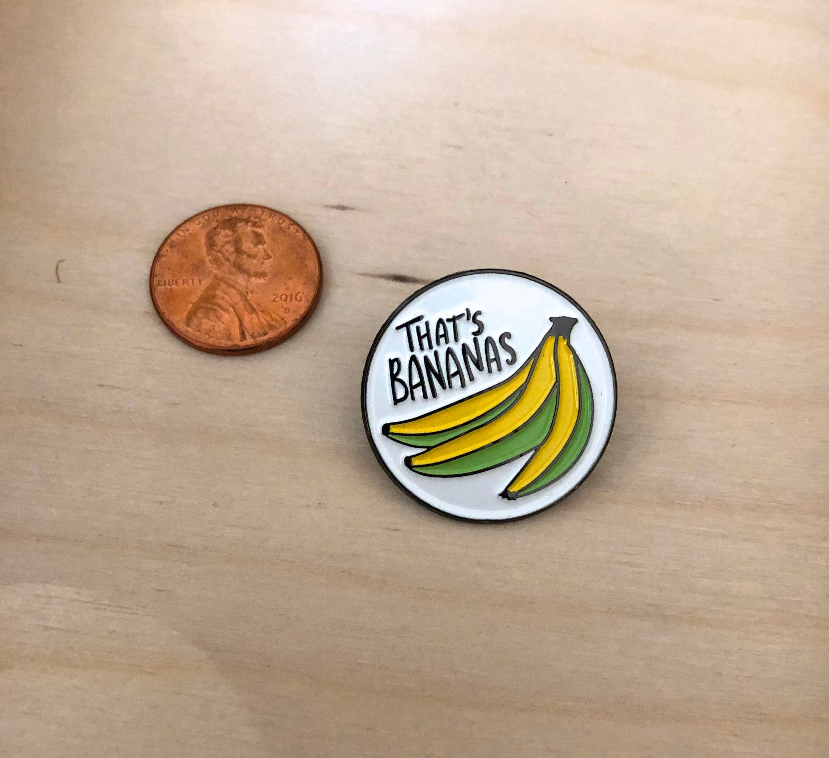 Bananas Enamel Pin - Etsy