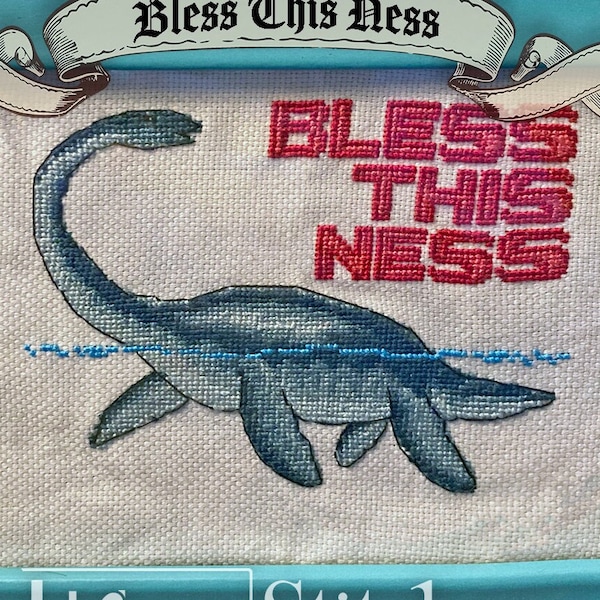 Monster Cross Stitch - Etsy