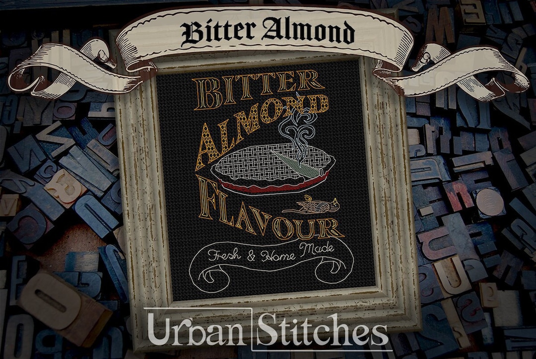 Victorian Pie Advert Blackwork, Bitter Almond, Poison Toxic, Arsenic ...