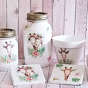 Personslised Giraffe Money Pot, Money Box, Piggy Bank, Savings Pot ...