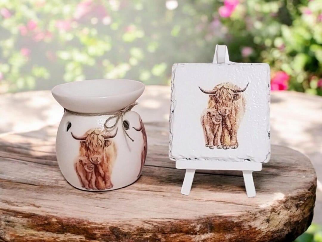Highland Cow Wax Burner, Baby Highland Cow, Wax Warmer, Oil Burner, Wax ...