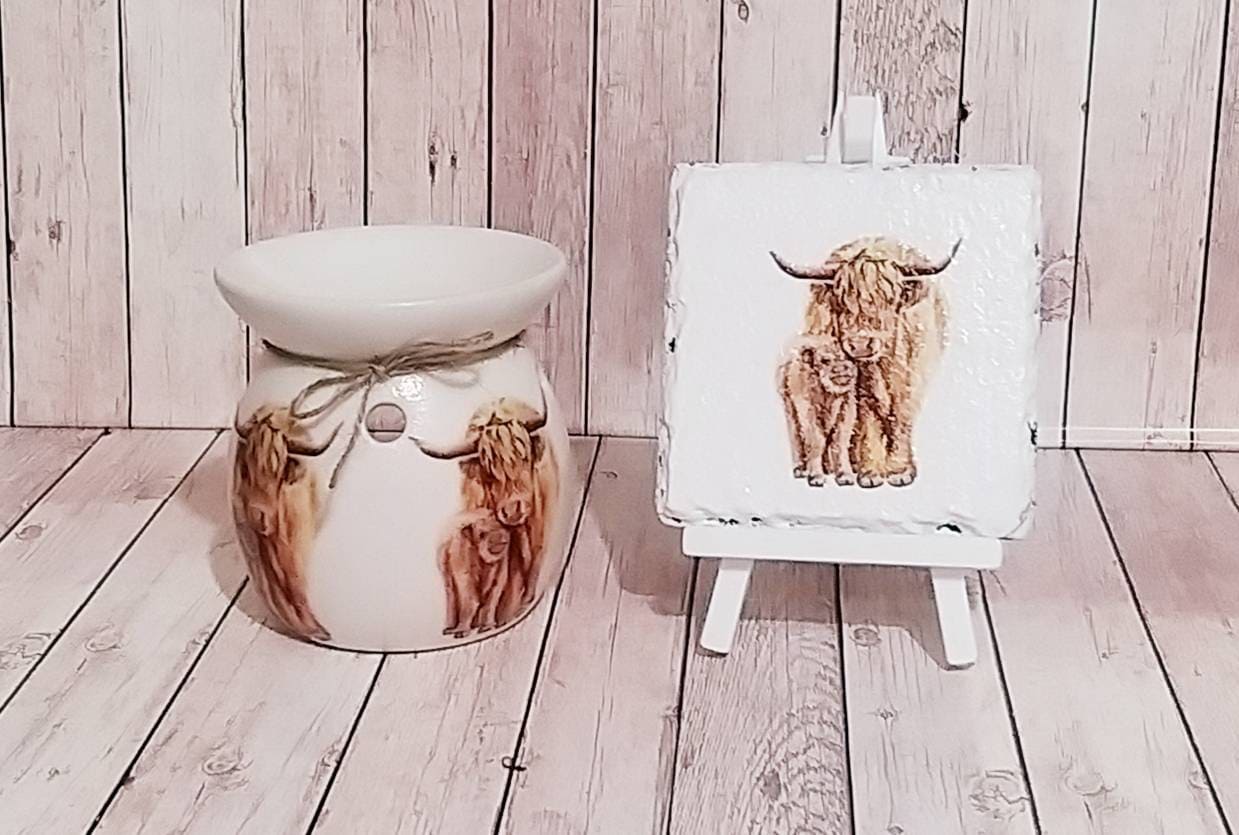 Highland Cow Wax Burner Baby Highland Cow Wax Warmer Oil - Etsy UK